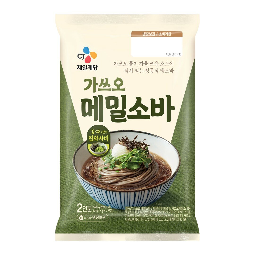 가쓰오 메밀소바 2인 568.4G | 상품상세 | CJ더마켓 - CJ제일제당 공식몰
