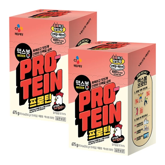 맥스봉 닭가슴살 675G (45g*15EA)X2개 | 상품상세 | CJ더마켓 - CJ제일제당 공식몰