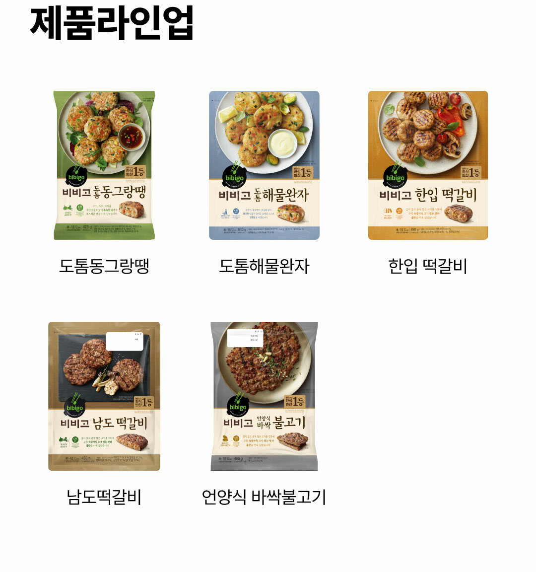 [CJ제일제당] 비비고 한입떡갈비 320g x 4개