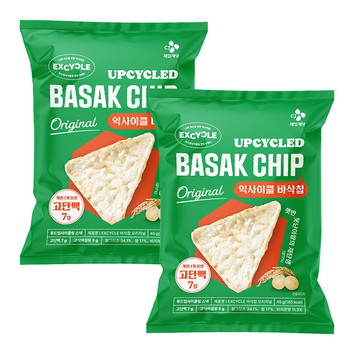 [2+2]EXCYCLE 바삭칩 오리지널 45g | 상품상세 | CJ더마켓 - CJ제일제당 공식몰