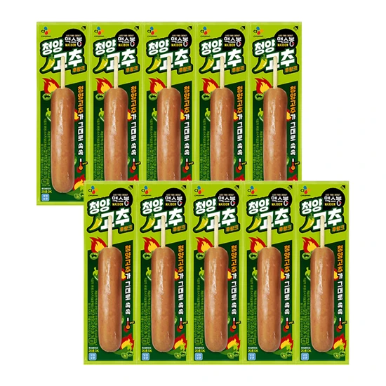 맥스봉 청양고추 후랑크80g X 10개 | 상품상세 | CJ더마켓 - CJ제일제당 공식몰