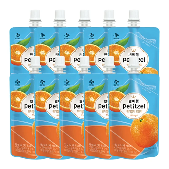 쁘띠첼 워터젤리 오렌지 130ml x10개 | 상품상세 | CJ더마켓 - CJ제일제당 공식몰