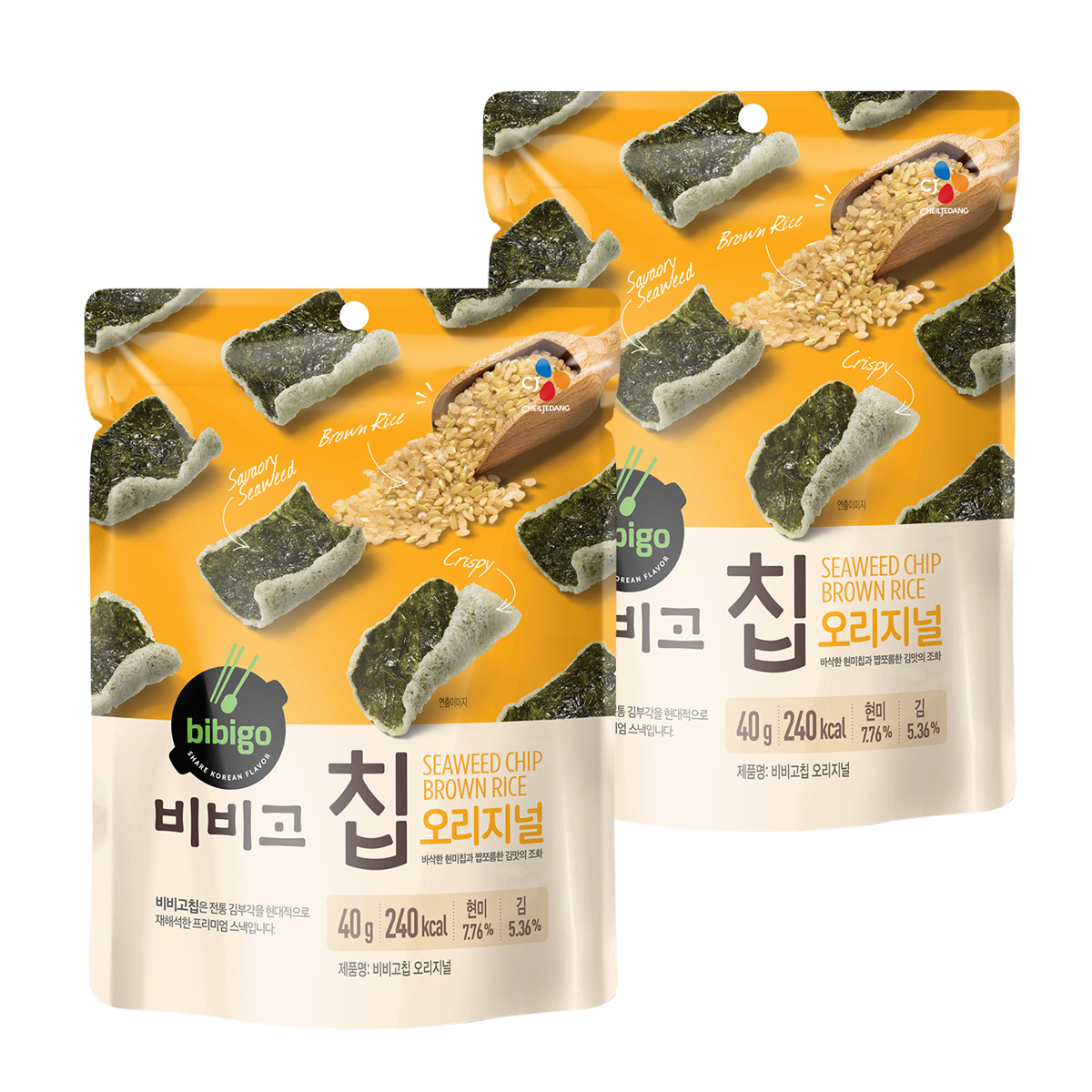비비고 칩오리지널40gx2개 | 상품상세 | CJ더마켓 - CJ제일제당 공식몰