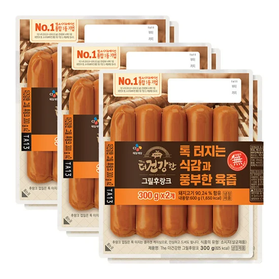 [타임특가]The더건강한 그릴후랑크300g*2X3개 | 상품상세 | CJ더마켓 - CJ제일제당 공식몰