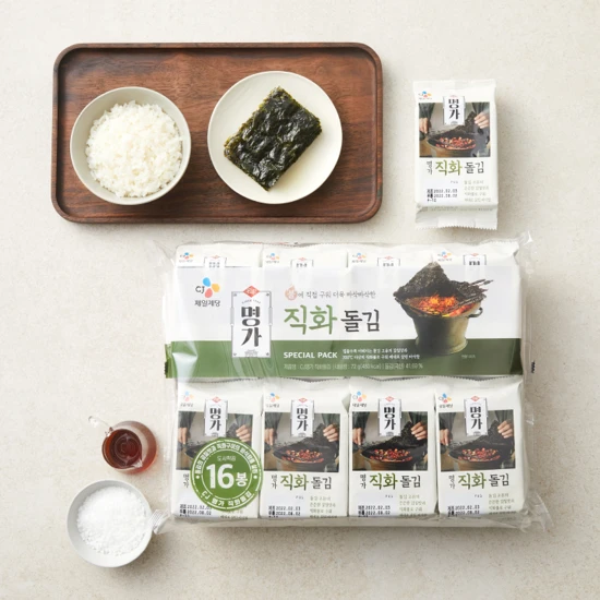 CJ명가 직화돌김 4.5gX 16EA | 상품상세 | CJ더마켓 - CJ제일제당 공식몰