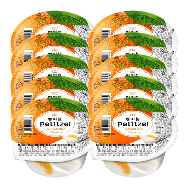 쁘띠첼 요거젤리 밀감 210G x10개 | 상품상세 | CJ더마켓 - CJ제일제당 공식몰