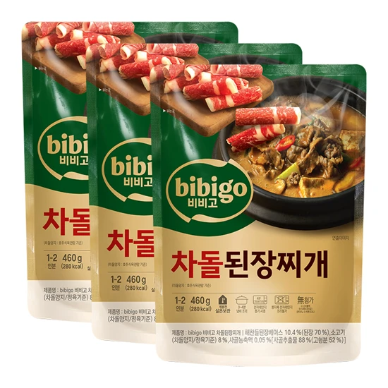 [3+3]비비고 차돌된장찌개 460g | 상품상세 | CJ더마켓 - CJ제일제당 공식몰