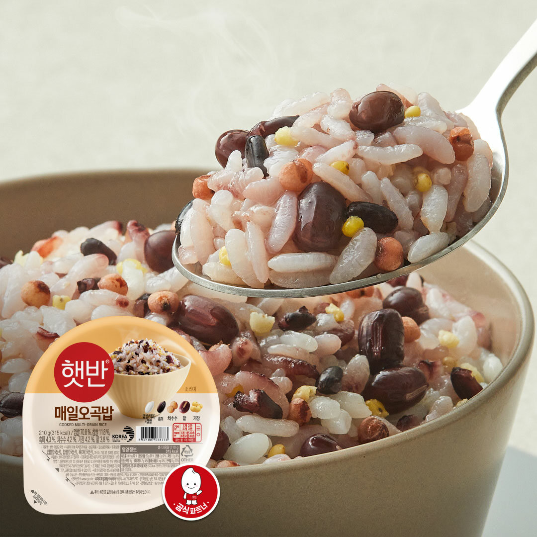 햇반 매일오곡밥 210g | 상품상세 | CJ더마켓 - CJ제일제당 공식몰