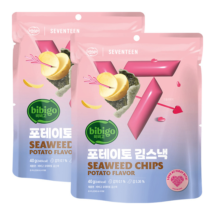 [2+2][비비고|세븐틴]비비고 포테이토 김스낵 40g | 상품상세 | CJ더마켓 - CJ제일제당 공식몰