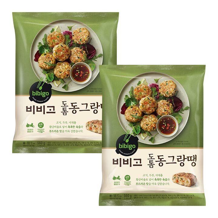 비비고 도톰동그랑땡 560gX2개 | 상품상세 | CJ더마켓 - CJ제일제당 공식몰