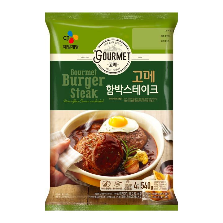 고메함박스테이크 540g | 상품상세 | CJ더마켓 - CJ제일제당 공식몰