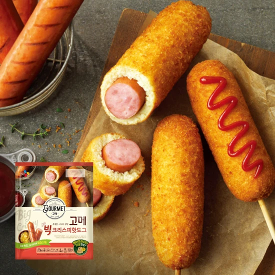 고메 빅크리스피핫도그520g | 상품상세 | CJ더마켓 - CJ제일제당 공식몰