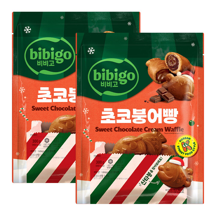 비비고 산타 초코 붕어빵 300g x 2개 | 상품상세 | CJ더마켓 - CJ제일제당 공식몰