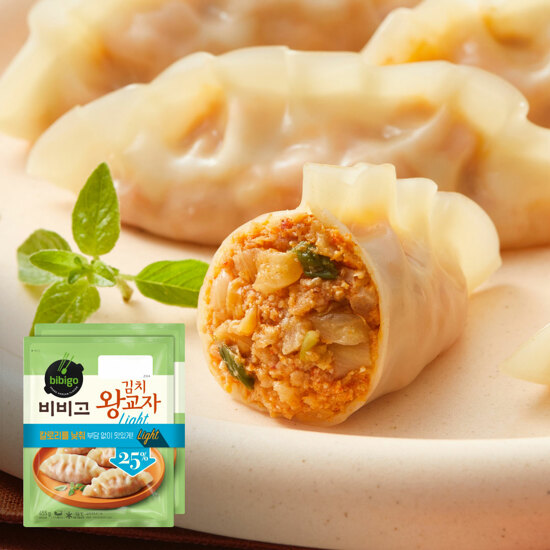 비비고 김치왕교자 라이트 455g*2EA | 상품상세 | CJ더마켓 - CJ제일제당 공식몰