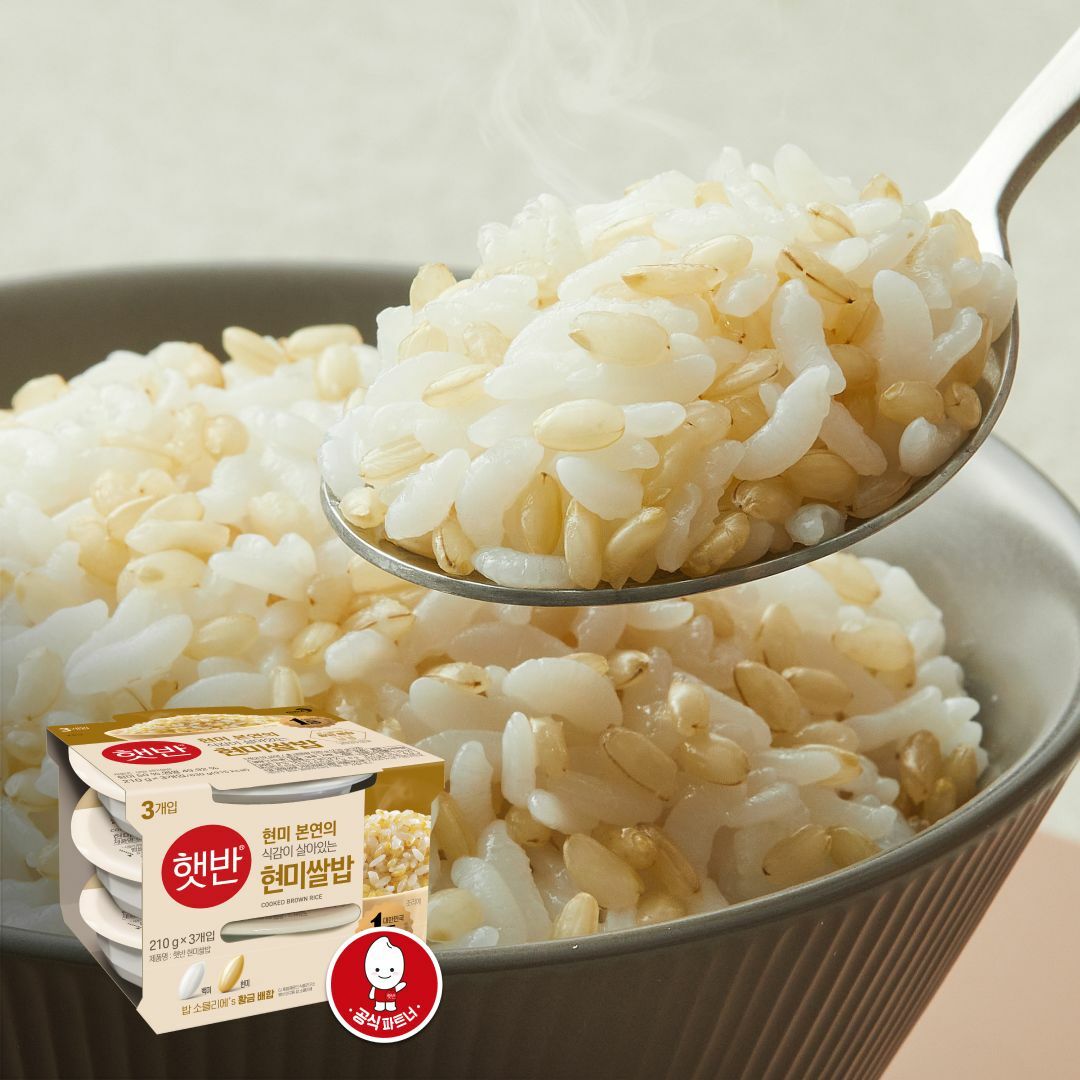 햇반 현미쌀밥 210gx3번들 | 상품상세 | CJ더마켓 - CJ제일제당 공식몰