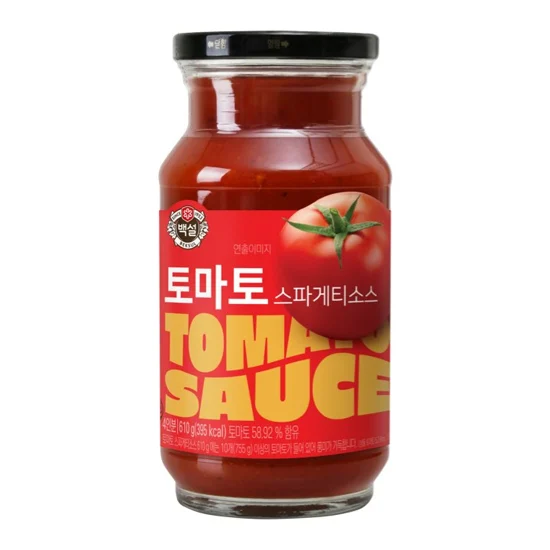 백설 토마토스파게티소스 610g 상품상세 Cj더마켓 Cj제일제당 공식몰