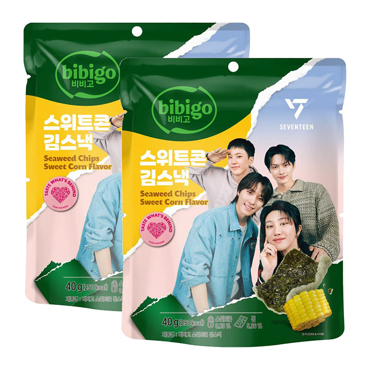 [2+2][비비고|세븐틴]비비고 스위트콘 김스낵 40g | 상품상세 | CJ더마켓 - CJ제일제당 공식몰