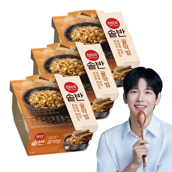 햇반 솥반 꿀약밥 210gX3개 | 상품상세 | CJ더마켓 - CJ제일제당 공식몰