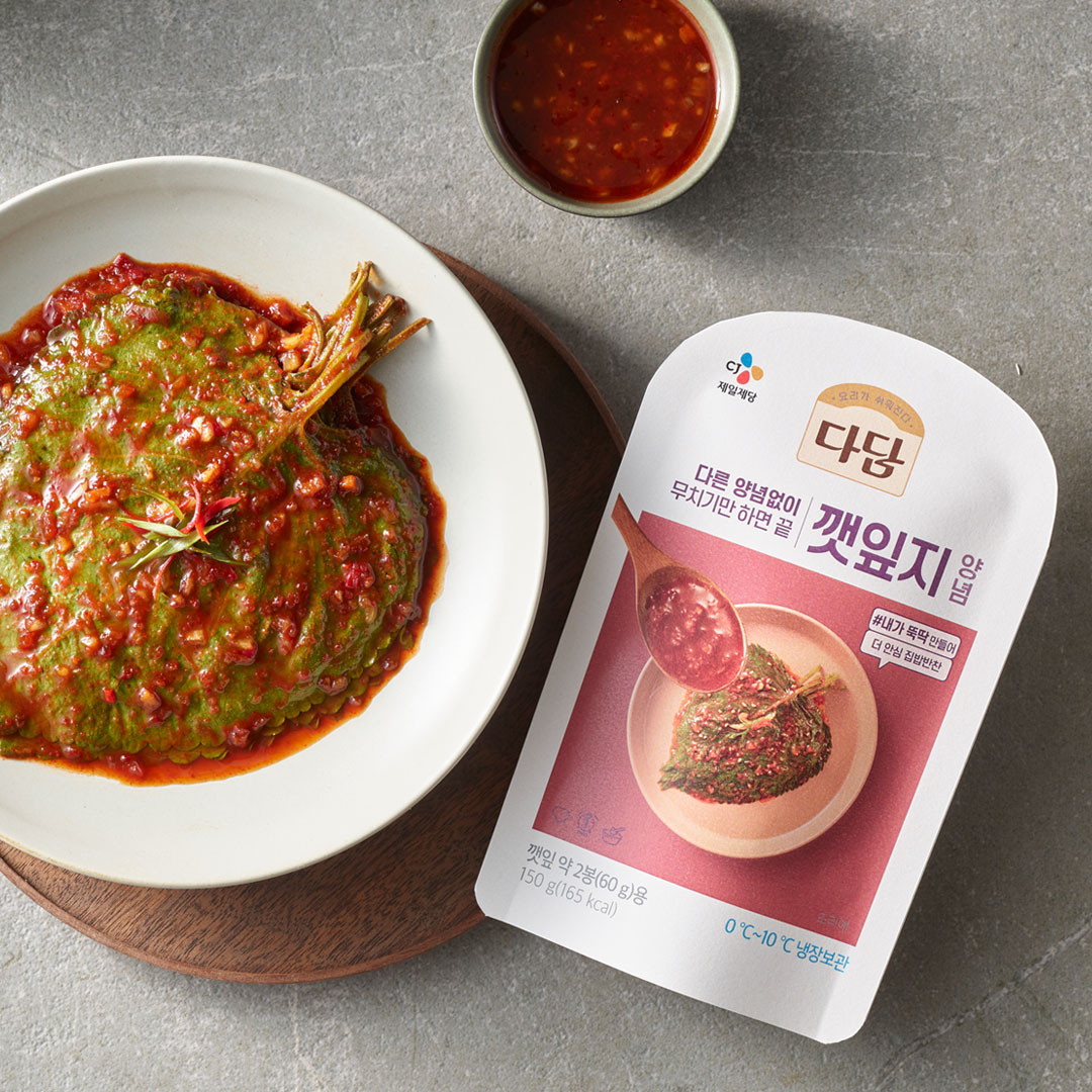 다담 깻잎지 반찬양념 150g | 상품상세 | CJ더마켓 - CJ제일제당 공식몰