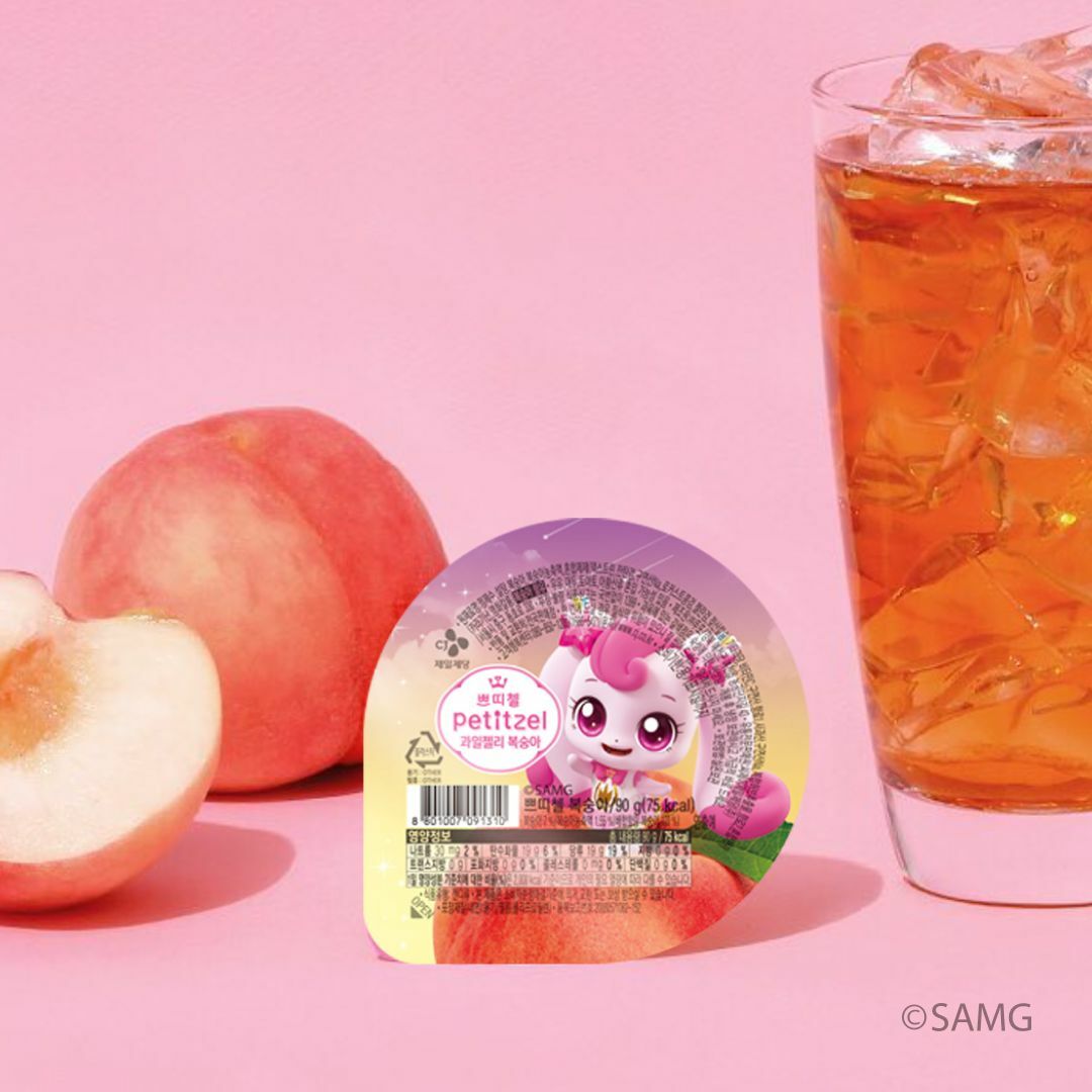 쁘띠첼 과일젤리 복숭아 90g | 상품상세 | CJ더마켓 - CJ제일제당 공식몰