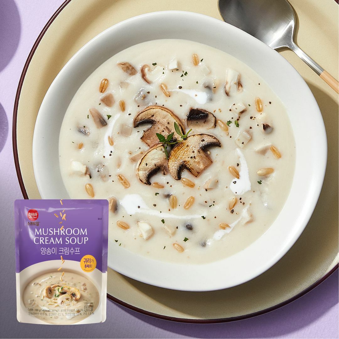 햇반소프트밀 양송이 크림수프 180g | 상품상세 | CJ더마켓 - CJ제일제당 공식몰