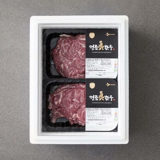 정품진 무항생제 1+등급 한우 설도 200g x 2팩 | 상품상세 | CJ더마켓 - CJ제일제당 공식몰