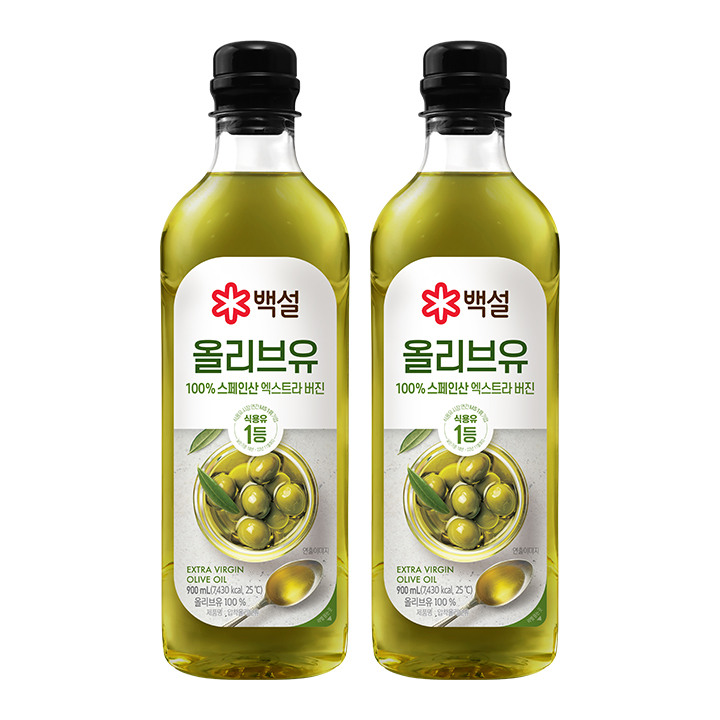 백설 압착올리브유 900mlX2개 | 상품상세 | CJ더마켓 - CJ제일제당 공식몰