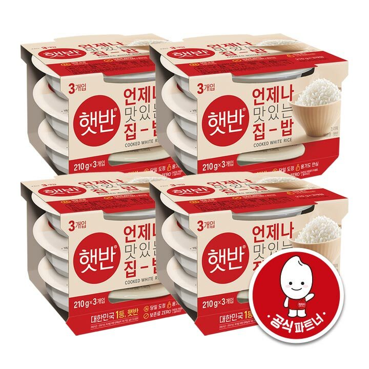 햇반 210gx3입X4개 | 상품상세 | CJ더마켓 - CJ제일제당 공식몰