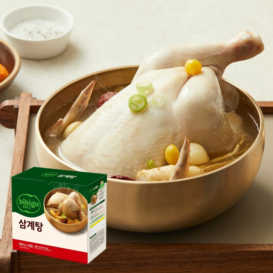 비비고 삼계탕 800gX2번들 | 상품상세 | CJ더마켓 - CJ제일제당 공식몰