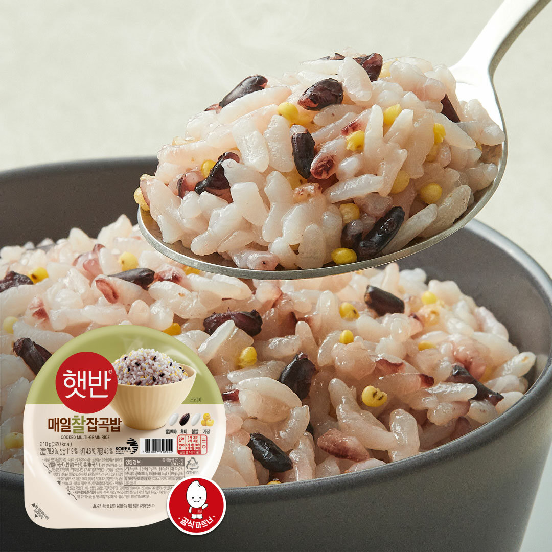햇반 매일찰잡곡밥 210g | 상품상세 | CJ더마켓 - CJ제일제당 공식몰