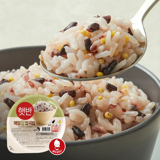햇반 매일찰잡곡밥 210g | 상품상세 | CJ더마켓 - CJ제일제당 공식몰