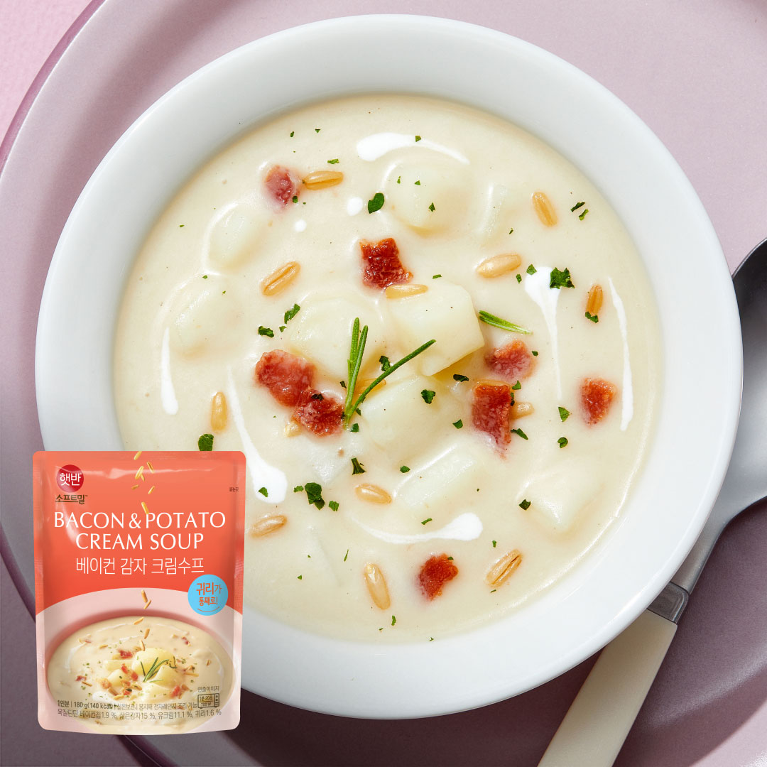 햇반소프트밀 베이컨 감자 크림수프 180g | 상품상세 | CJ더마켓 - CJ제일제당 공식몰