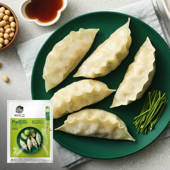 [식물성] 비비고 플랜테이블 왕교자 910g | 상품상세 | CJ더마켓 - CJ제일제당 공식몰