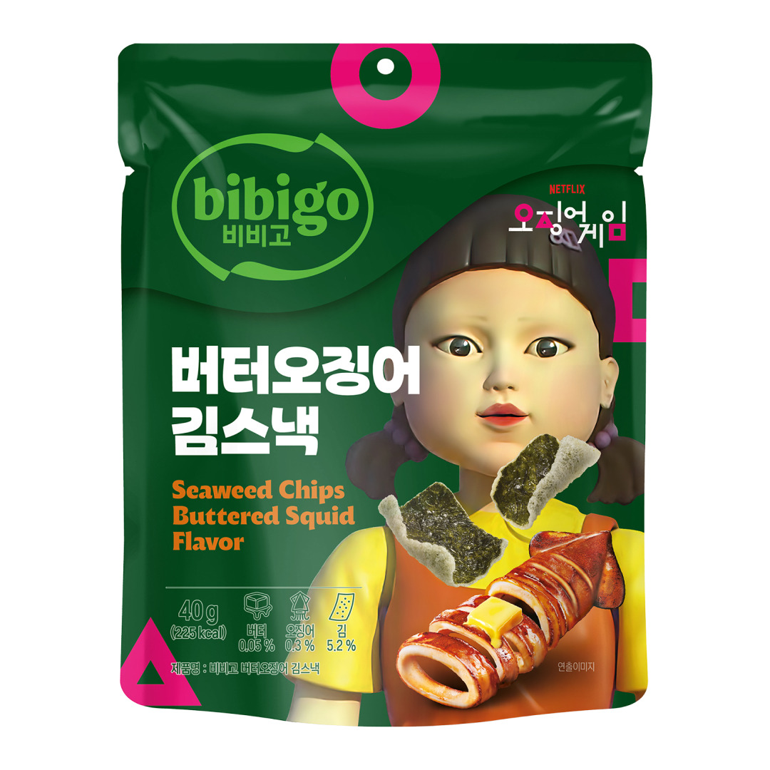 [비비고X오징어 게임]비비고 김스낵버터오징어 40G | 상품상세 | CJ더마켓 - CJ제일제당 공식몰