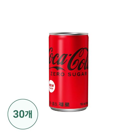 코카-콜라 제로 190ml x 30캔 | 상품상세 | CJ더마켓 - CJ제일제당 공식몰