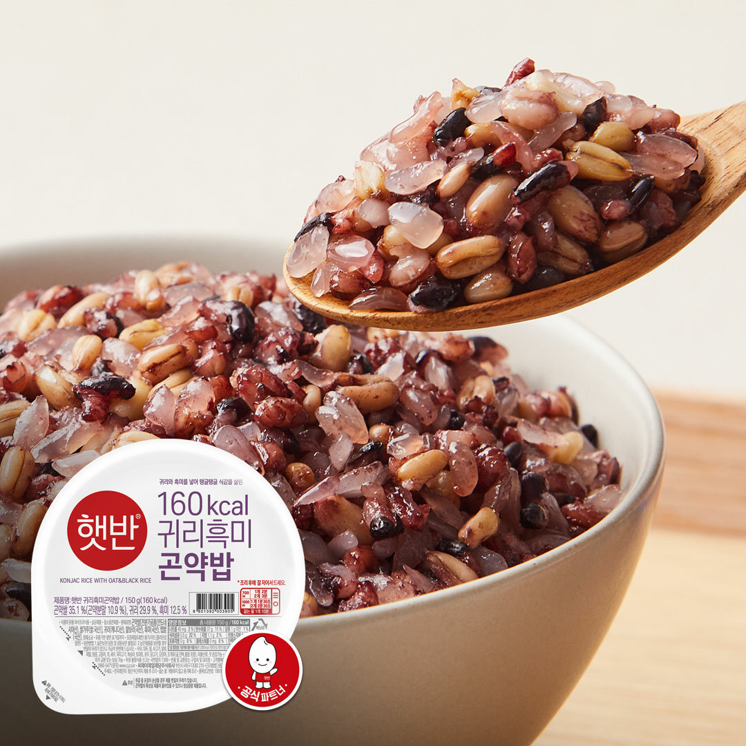 햇반 귀리흑미곤약밥 150g | 상품상세 | CJ더마켓 - CJ제일제당 공식몰