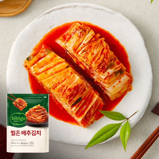 비비고 썰은배추김치 500g | 상품상세 | CJ더마켓 - CJ제일제당 공식몰