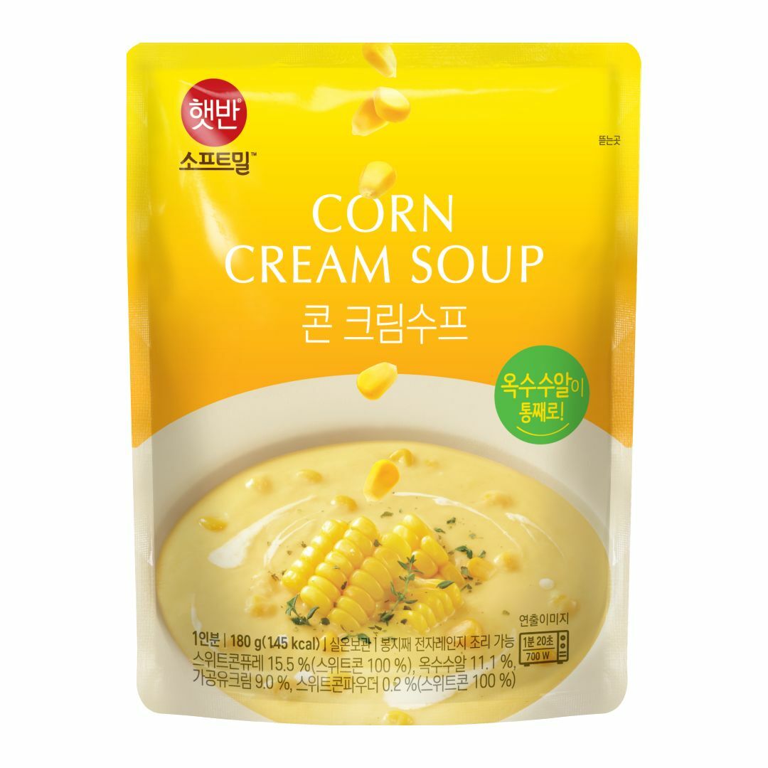 [1+1]햇반 소프트밀 콘크림 수프 180g | 상품상세 | CJ더마켓 - CJ제일제당 공식몰
