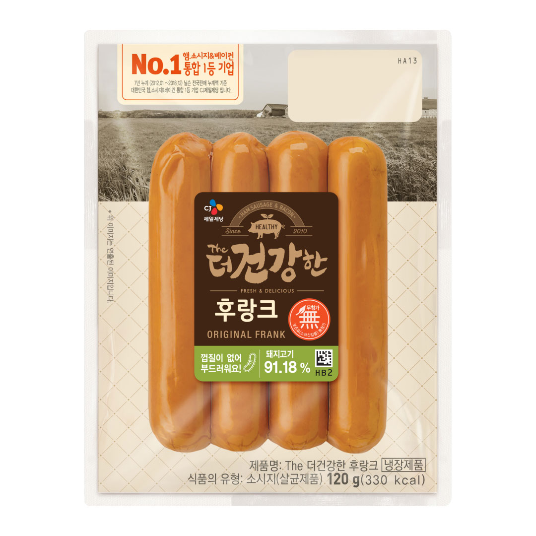 더건강한 후랑크 120g | 상품상세 | CJ더마켓 - CJ제일제당 공식몰