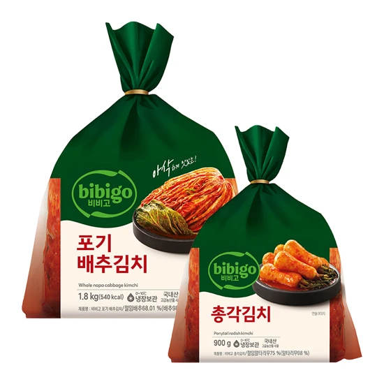 비비고 포기배추김치 1.8Kg+총각김치 900g | 상품상세 | CJ더마켓 - CJ제일제당 공식몰